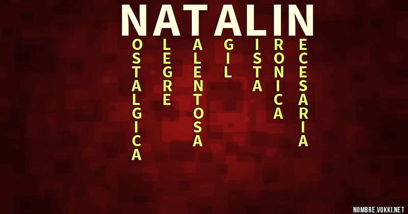 Qué significa natalin