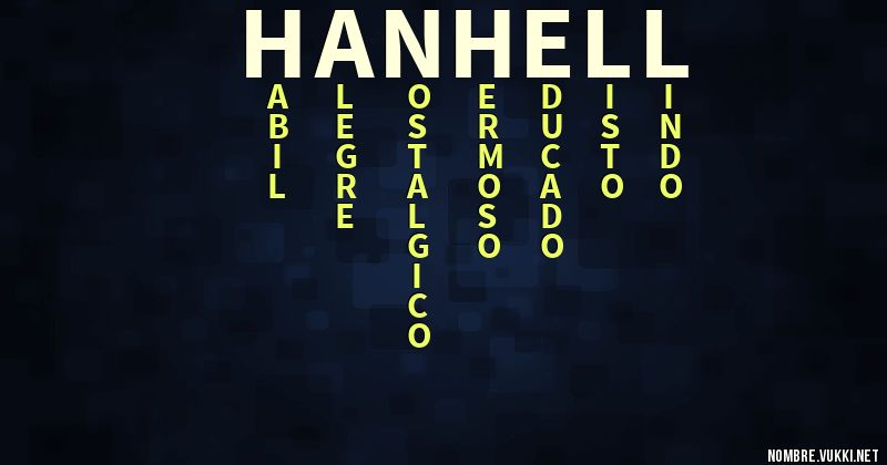 Qué significa hanhell