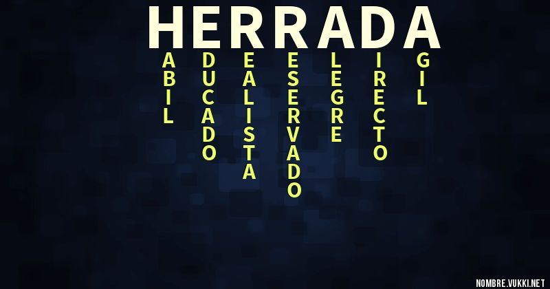 Qué significa herrada