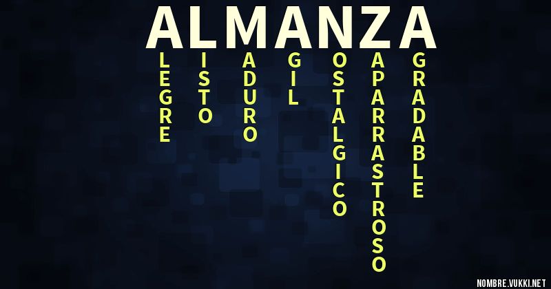 Qué significa almanza