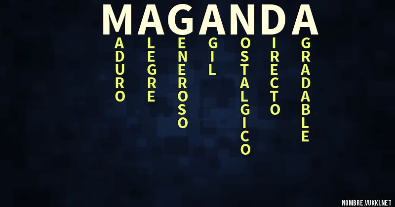 Qué significa maganda