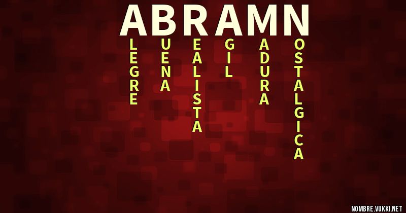 Qué significa abramn