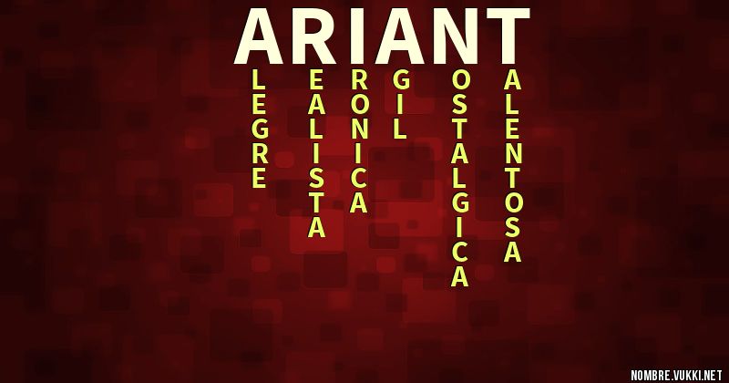 Qué significa ariant