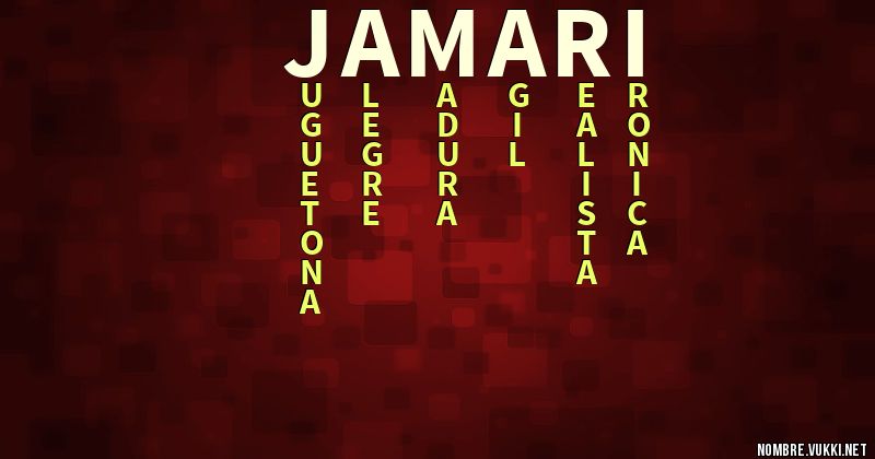 Qué significa jamari