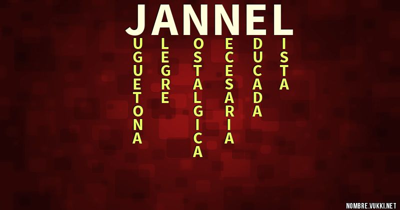 Qué significa jannel
