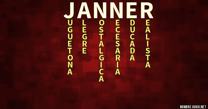 Qué significa janner