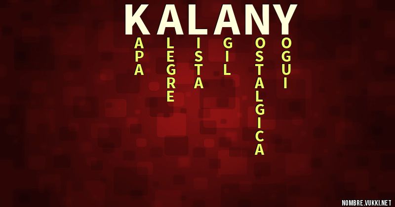 Qué significa kalany