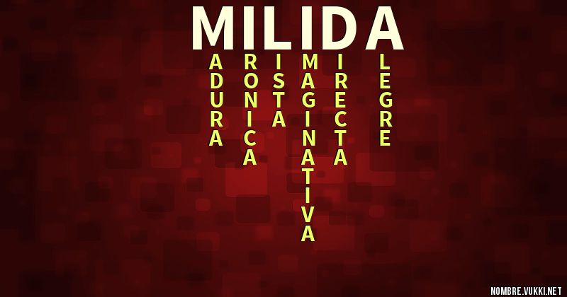 Qué significa milida