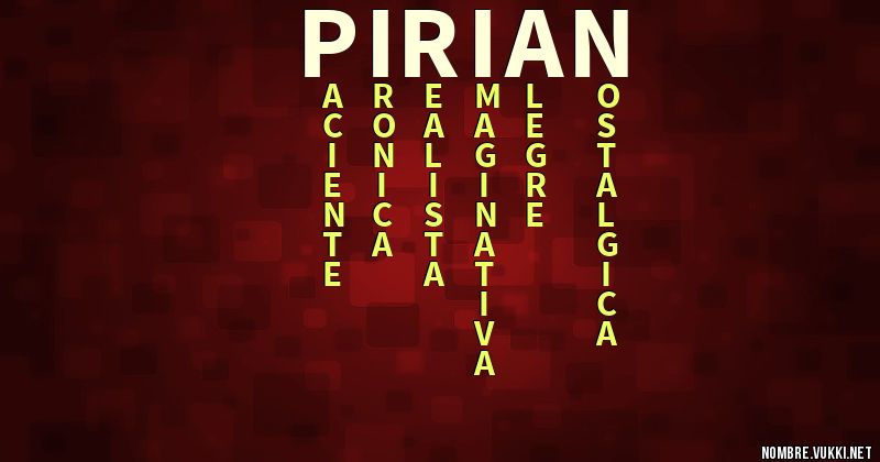 Qué significa pirian