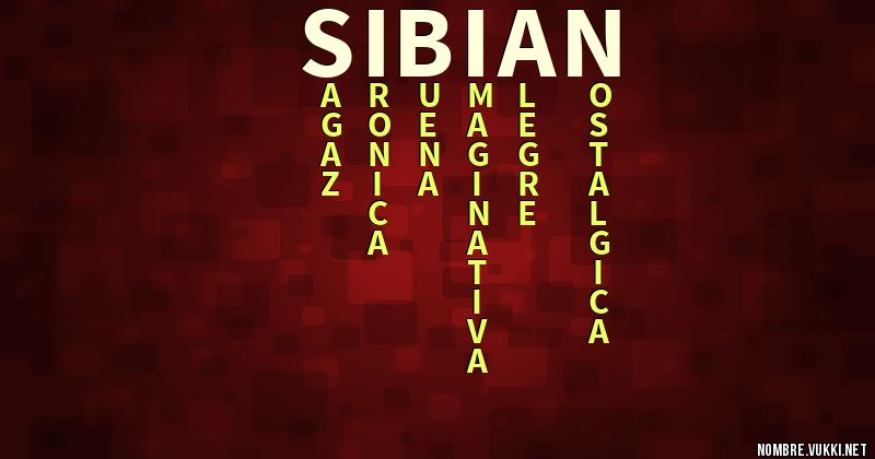 Qué significa sibian