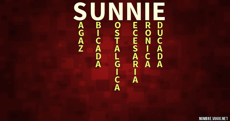 Qué significa sunnie