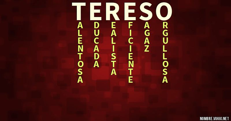 Qué significa tereso
