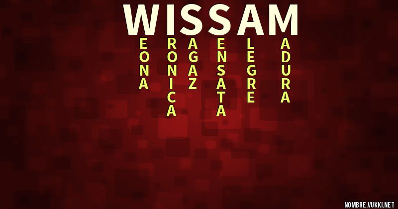 Qué significa wissam