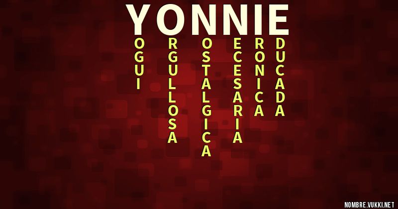 Qué significa yonnie