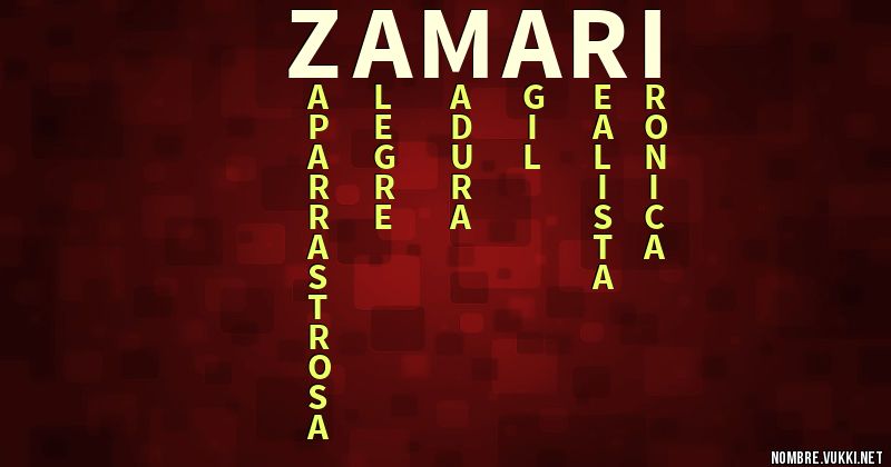 Qué significa zamari