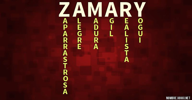 Qué significa zamary
