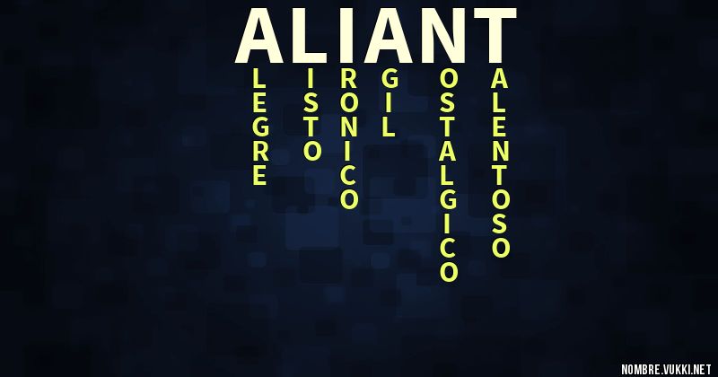 Qué significa aliant