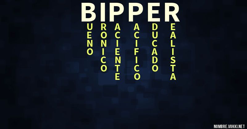 Qué significa bipper