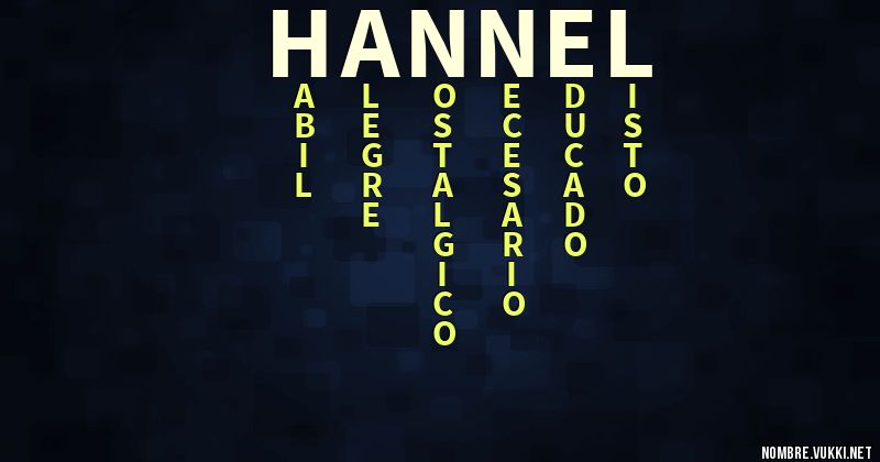 Qué significa hannel