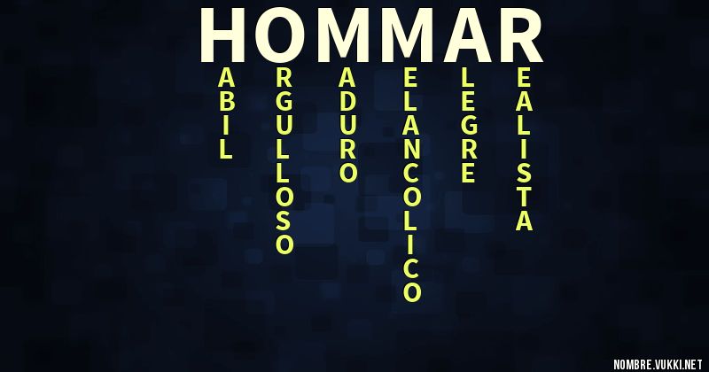 Qué significa hommar