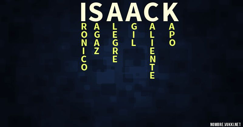 Qué significa isaack