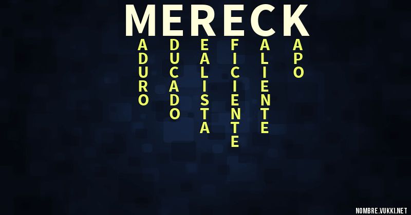 Qué significa mereck