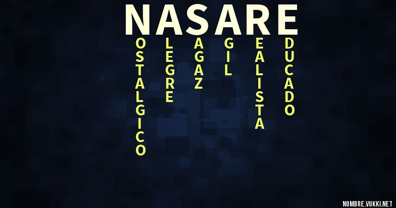 Qué significa nasare