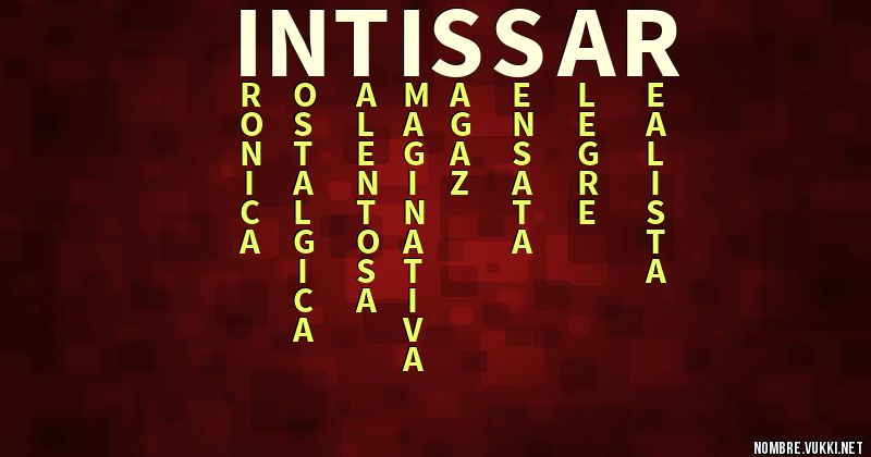 Qué significa intissar