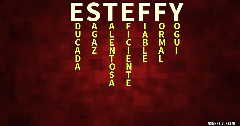 Qué significa esteffy