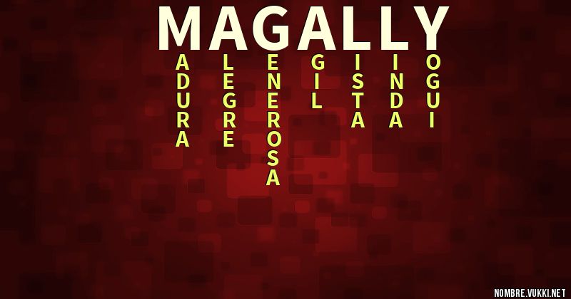 Qué significa magally
