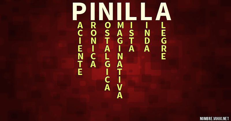 Qué significa pinilla