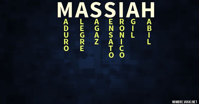 Qué significa massiah