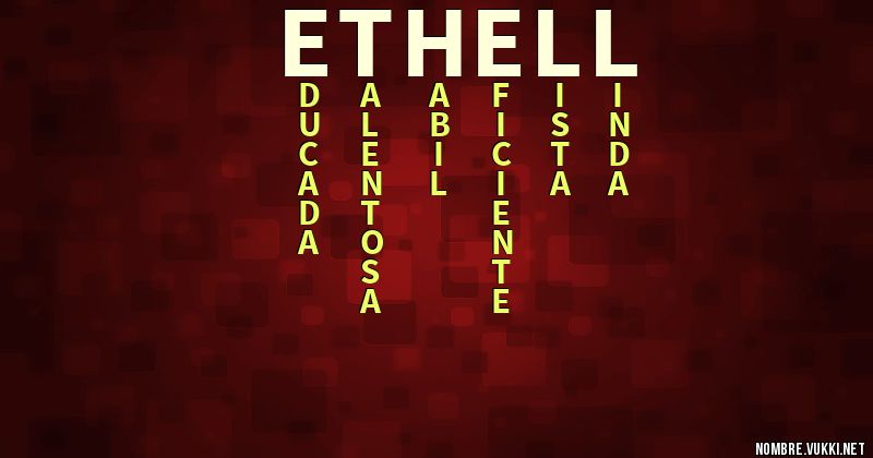 Qué significa ethell