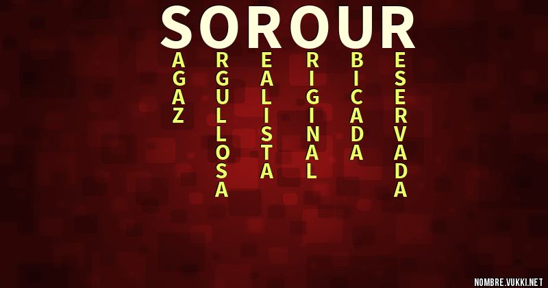 Qué significa sorour