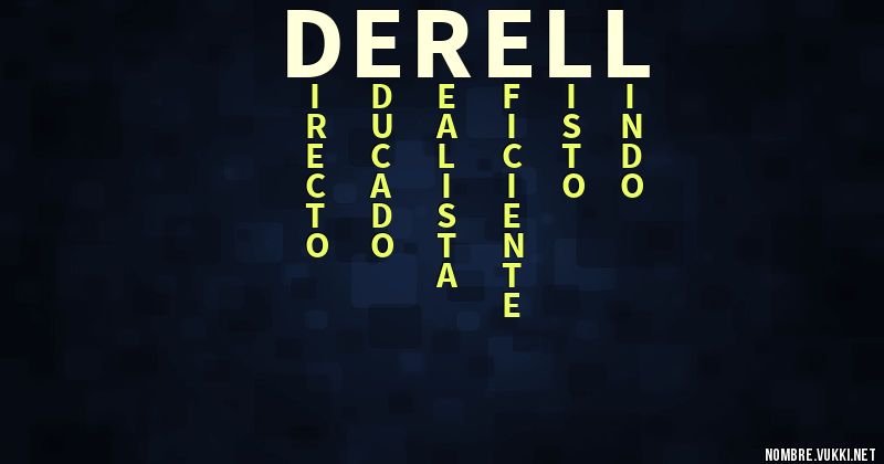 Qué significa derell