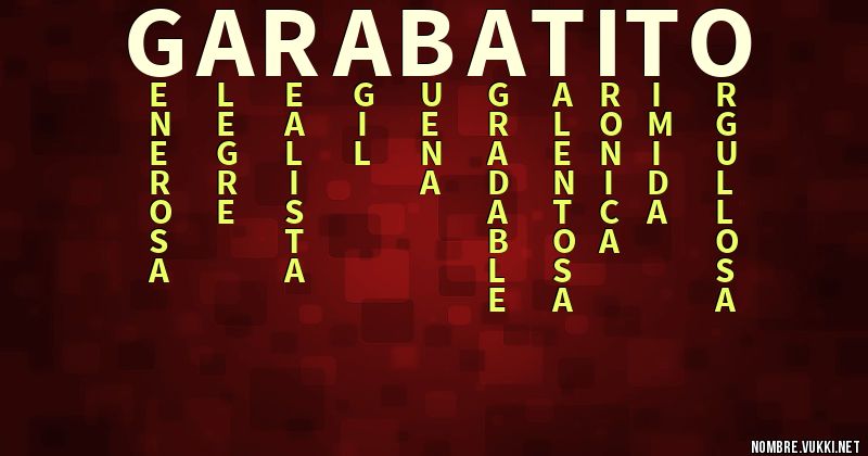 Qué significa garabatito