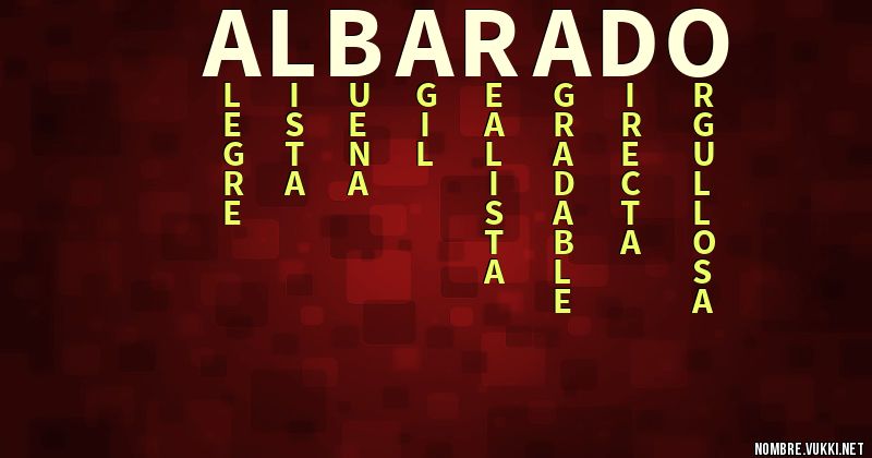 Qué significa albarado