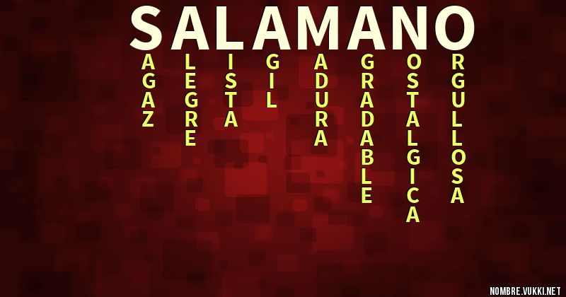 Qué significa salamano