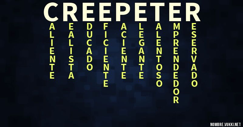 Qué significa creepeter