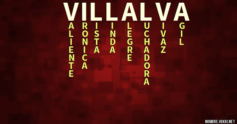Qué significa villalva