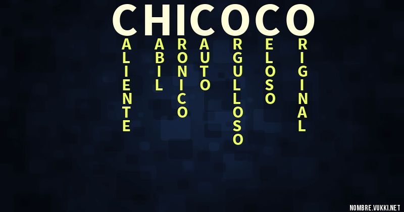 Qué significa chicoco