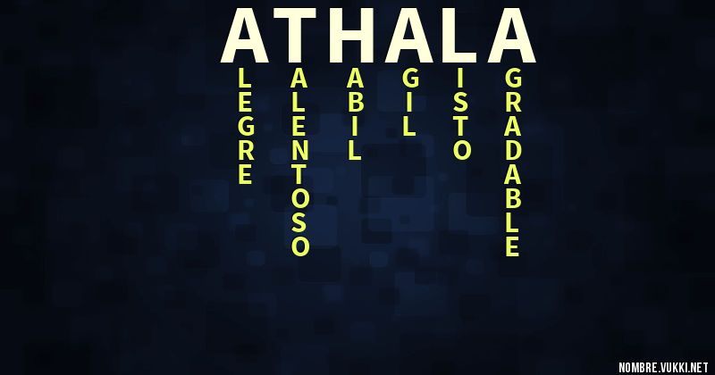 Qué significa athala