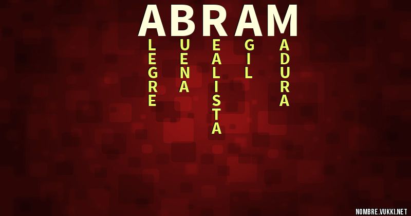 Qué significa abram