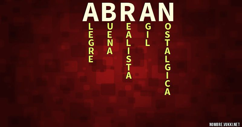 Qué significa abran