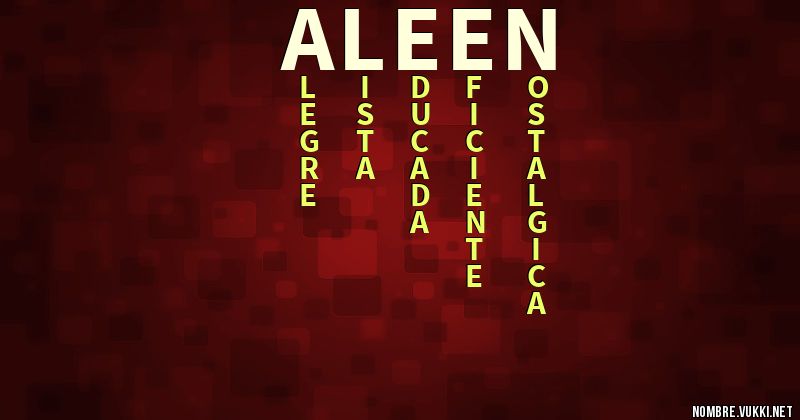 Qué significa aleen