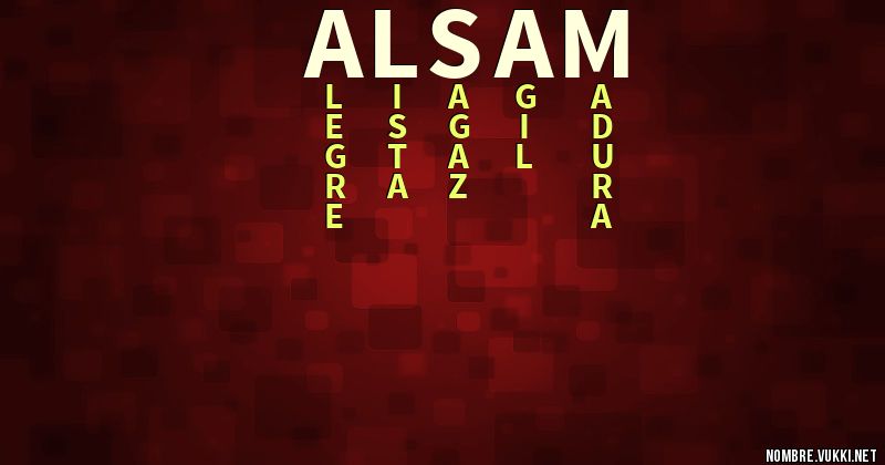 Qué significa alsam