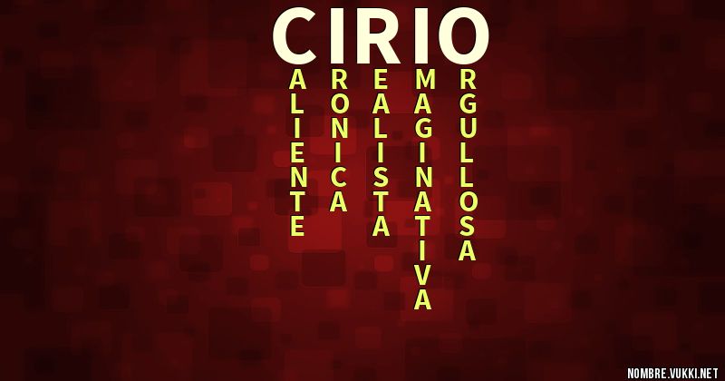 Qué significa cirio