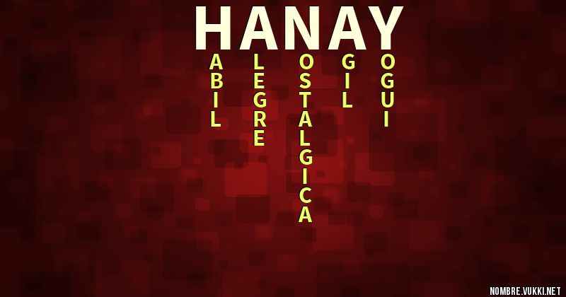 Qué significa hanay
