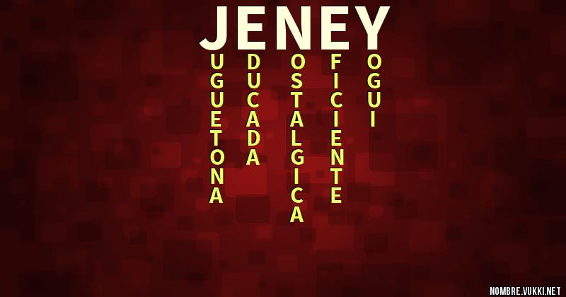 Qué significa jeney