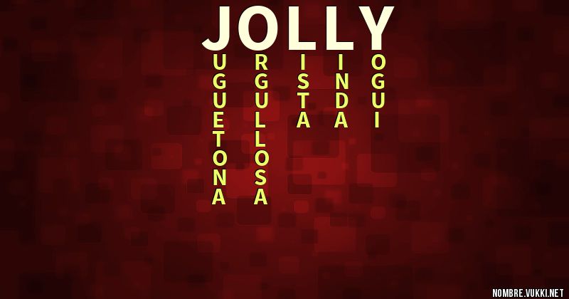 Qué significa jolly